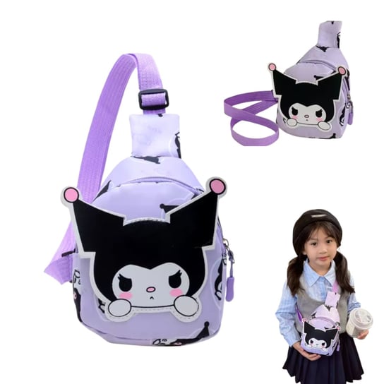 Nerka Saszetka Plecaczek Kuromi Sanrio Na Ramię Sportowa Wrzechstronna ...