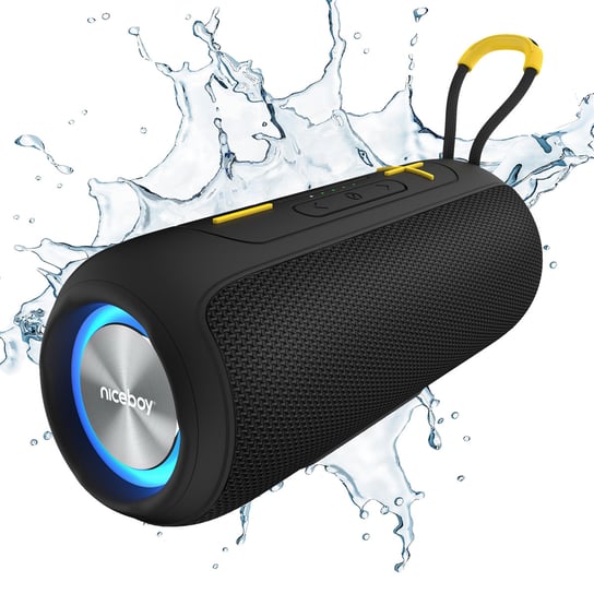NICEBOY Raze Supersonic XL - Mobilny Głośnik 24W IPX6, Bateria na 12h i ...