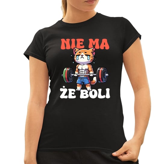 Nie ma, że boli - damska koszulka na prezent - Koszulkowy | Moda Sklep EMPIK.COM