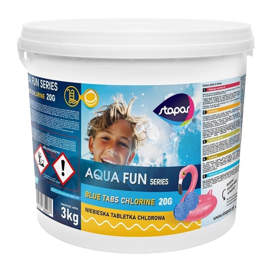 Niebieska tabletka chlorowa 20G BLUE TABS CHLORINE / 3kg - STAPAR ...