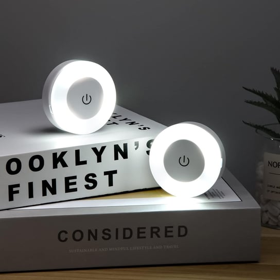 Night Touch Light,Battery Operated,Portable,Rechargeable LED Tap Lights ...