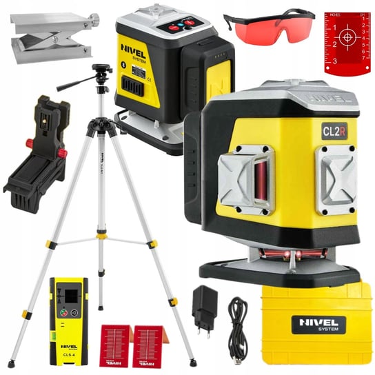 NIVEL SYSTEM LASER KRZYŻOWY CZERWONY CL2R WALIZKA +AKC STATYW SJJM1EX CLS4 - NIVEL SYSTEM ...