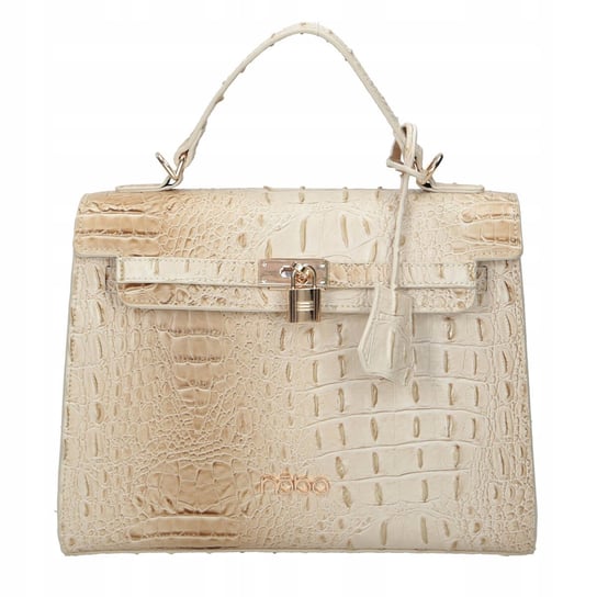 Nobo Beżowy Kuferek Z Motywem Skóry Krokodyla - Nobo | Moda Sklep EMPIK.COM