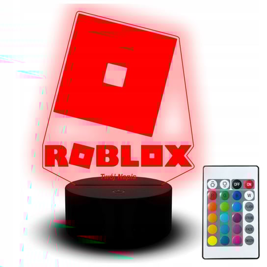 Nocna Lampka Led Gracza Figurka dla Dziecka Postać Roblox Logo Usb ...