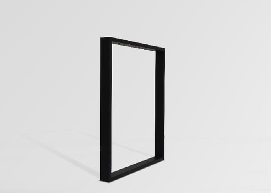 Noga LOFT | kolor czarny - RAL 9005, wymiary: 60x72 cm, profil: 60x20 ...