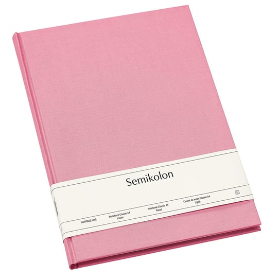 Notatnik Semikolon A4, linie, Flamingo - Semikolon | Sklep EMPIK.COM