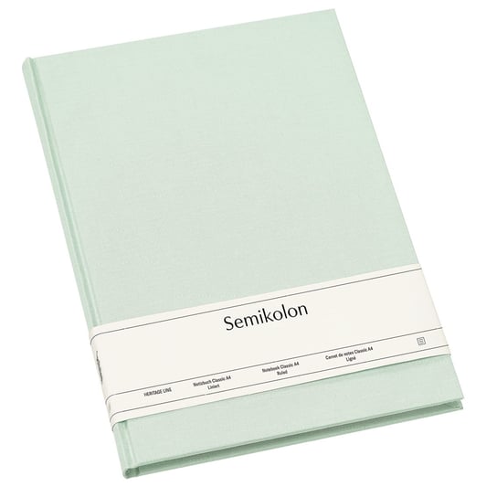 Notatnik Semikolon A4, linie, Moss - Semikolon | Sklep EMPIK.COM