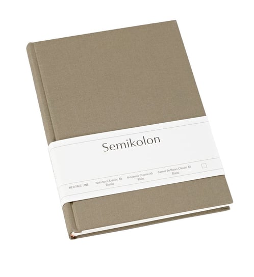 Notatnik Semikolon A5, gładki, fango - Semikolon | Sklep EMPIK.COM