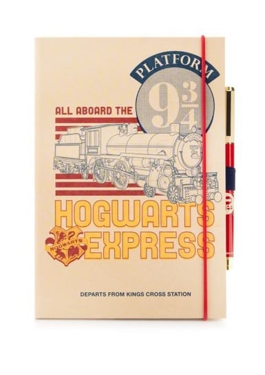 Notes A5 Harry Potter Peron 9 3/4 Notatnik na gumkę 96k w linie ...