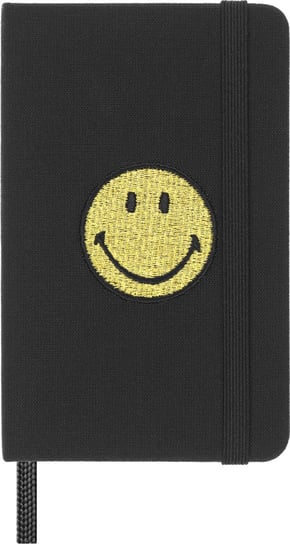 Notes Moleskine Smiley Xs (6,5X10,5Cm) Gładki, Twarda Oprawa, Czarny W ...
