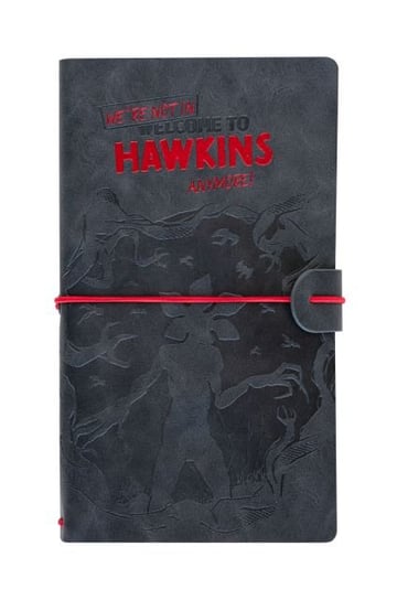 Notes skórzany Stranger Things Notatnik na gumkę 80k czyste kropkowane ...