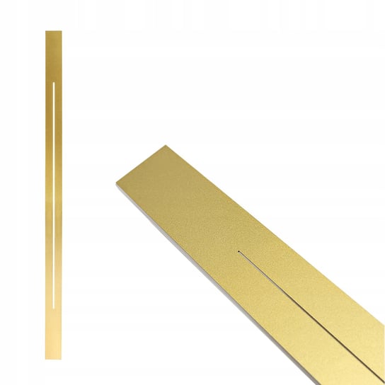 Nowoczesna Liniowa Lampa Ścienna Led Kinkiet Line Gap 120Cm Wobako Złoty - Wobako | Sklep EMPIK.COM