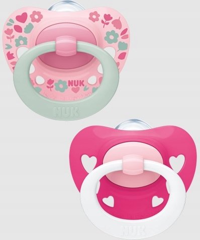 NUK smoczek silikonowy świecący 18-36 róźowy - Inna marka | Sklep EMPIK.COM
