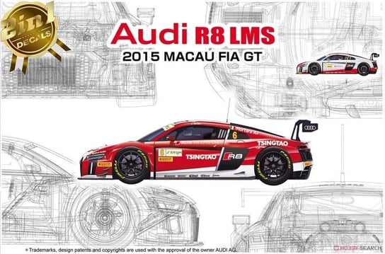 NuNu 24024 Audi R8 LMS GT3 2015 FIA GT3 World Cup 1/24 - NUNU | Sklep EMPIK.COM