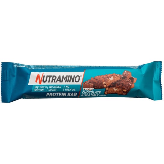 NUTRAMINO Protein Bar 55g BATON BIAŁKOWY Crispy Chocolate Sea Salt ...