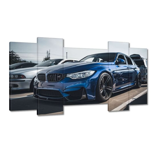 Obraz 120x65cm Niebieskie BMW M3 Auto - ZeSmakiem | Sklep EMPIK.COM