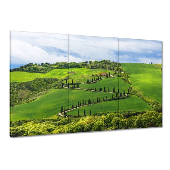 Obraz 120x80cm Droga przez pola w Toskanii - ZeSmakiem | Sklep EMPIK.COM