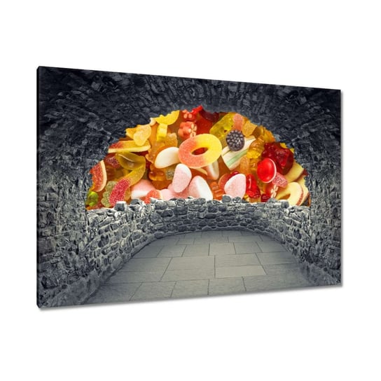 Obraz 120x80cm Żelki kolorowe galaretki Słodycze - ZeSmakiem | Sklep ...