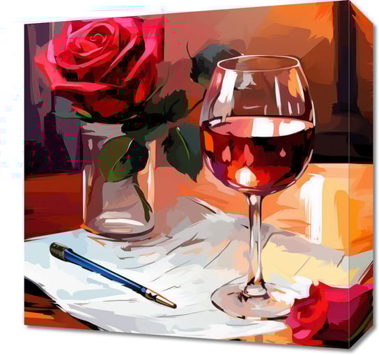 Obraz 40x40cm Poetycki Wieczór - Inna marka | Sklep EMPIK.COM