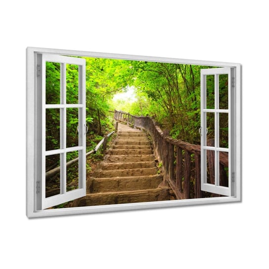 Obraz 60x40cm Schody do lasu - ZeSmakiem | Sklep EMPIK.COM