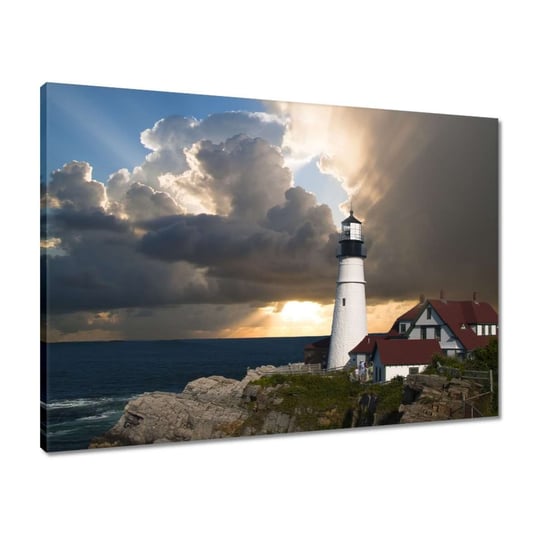 Obraz 70x50 Latarnia morska Morze - ZeSmakiem | Sklep EMPIK.COM