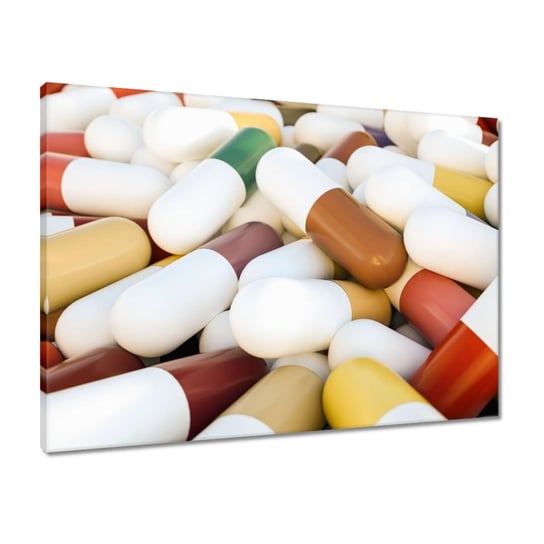 Obraz 70x50 Sterta medycznych piguł - ZeSmakiem | Sklep EMPIK.COM
