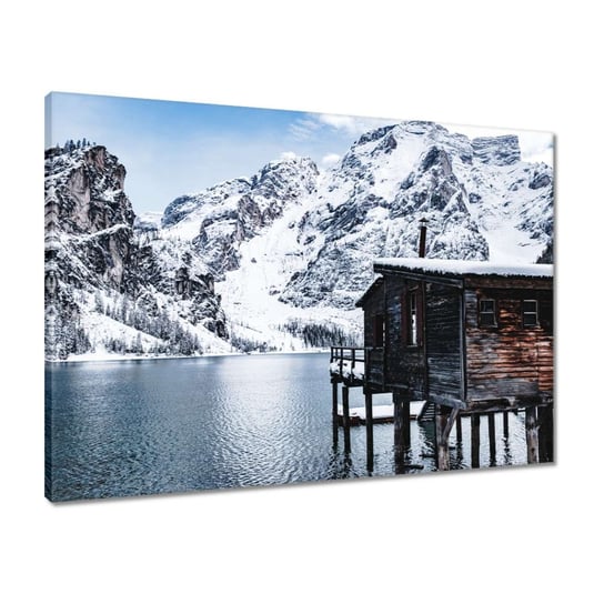 Obraz 70x50 Zimowy widok z górami - ZeSmakiem | Sklep EMPIK.COM Obraz 70x50 Zimowy widok z górami - ZeSmakiem | Sklep EMPIK.COM