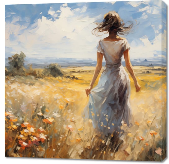 Obraz 90x90cm Podmuch Lata - Inna marka | Sklep EMPIK.COM