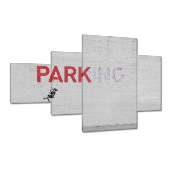 Obraz Banksy Parking, 130x80cm - ZeSmakiem | Sklep EMPIK.COM