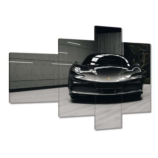 Obraz Czarne Ferrari Samochód, 100x70cm - ZeSmakiem | Sklep EMPIK.COM