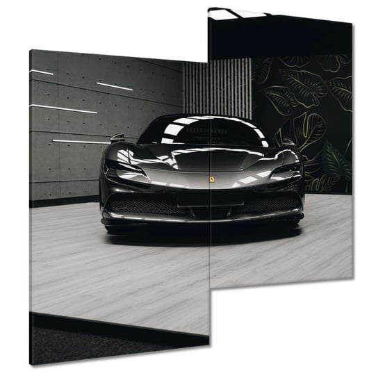 Obraz Czarne Ferrari Samochód, 60x60cm - ZeSmakiem | Sklep EMPIK.COM