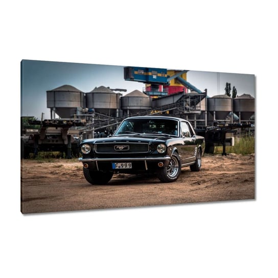Obraz Czarny Ford Mustang, 120x70cm - ZeSmakiem | Sklep EMPIK.COM