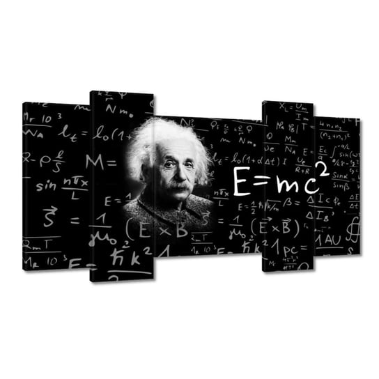 Obraz E=MC2 Albert Einstein, 120x65cm - ZeSmakiem | Sklep EMPIK.COM