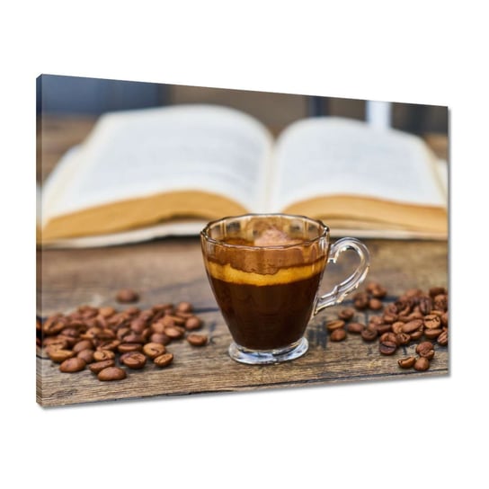 Obraz Kawka Coffee Kaffe, 70x50cm - ZeSmakiem | Sklep EMPIK.COM