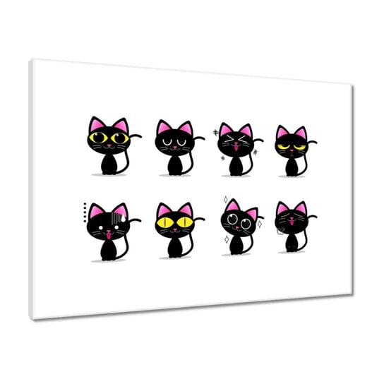 Obraz Kot Kotek Kotki Koty, 70x50cm - ZeSmakiem | Sklep EMPIK.COM