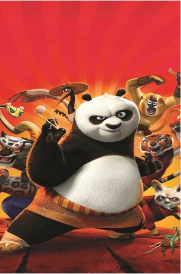 Obraz Kung Fu Panda - Bohaterowie plakat 30x21 A4 - Atram | Sklep EMPIK.COM