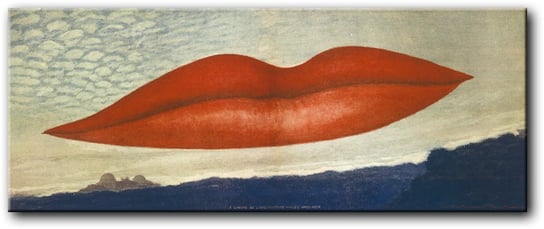 Obraz - Man Ray, Usta, 127x50 cm - PRINTORAMA | Sklep EMPIK.COM