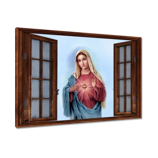 Obraz Matka Boska Maryja Maria, 90x60cm - ZeSmakiem | Sklep EMPIK.COM