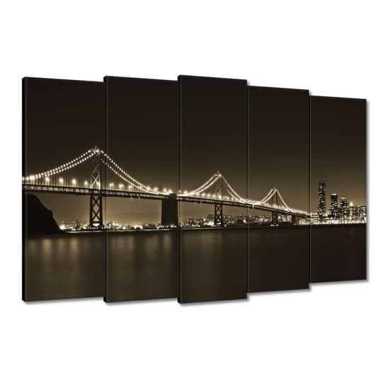 Obraz Most nocą w sepii, 150x95cm - ZeSmakiem | Sklep EMPIK.COM