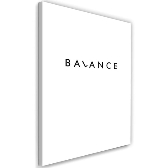 Obraz na płótnie FEEBY, Napis Balance 60x90 - Feeby | Sklep EMPIK.COM