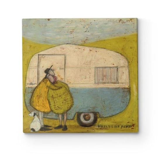 Obraz na płótnie Feels Like Home Sam Toft obrazy na ścianę 30x30 cm ...