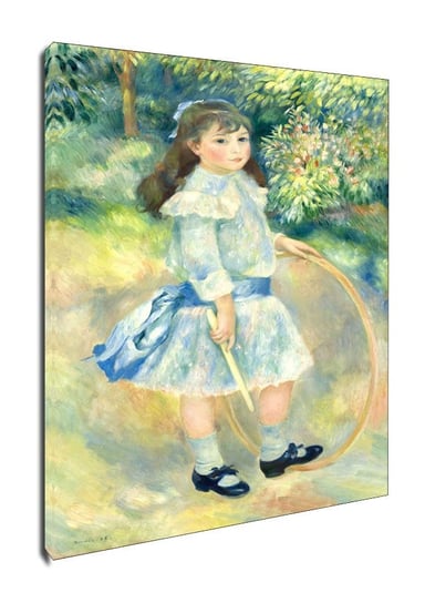 Obraz na płótnie, GALERIA PLAKATU, Girl with a Hoop, Auguste Renoir ...