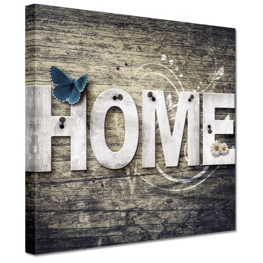 Obraz Napis HOME, 20x20cm - ZeSmakiem | Sklep EMPIK.COM