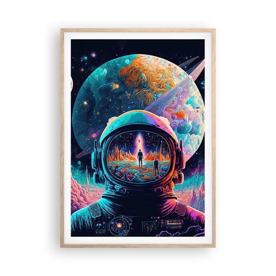 Obraz - Plakat - Filozofom się nie śniło - 70x100cm - Astronauta Futurystyczny Kosmos - Foto ...