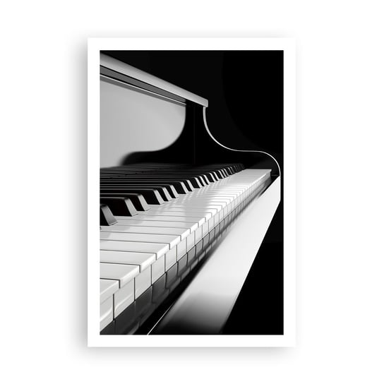 Obraz - Plakat - Harmonia kształtów i barw - 61x91cm - Fortepian ...