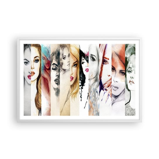 Obraz - Plakat - I zawsze to TY - 91x61cm - Kobieta Twarz Kobiety Portret - Foto Plakaty na ...