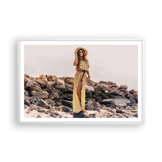 Obraz - Plakat - Magia kamieni - 91x61cm - Piękna Kobieta Moda - Foto Plakaty na ścianę w ramie ...