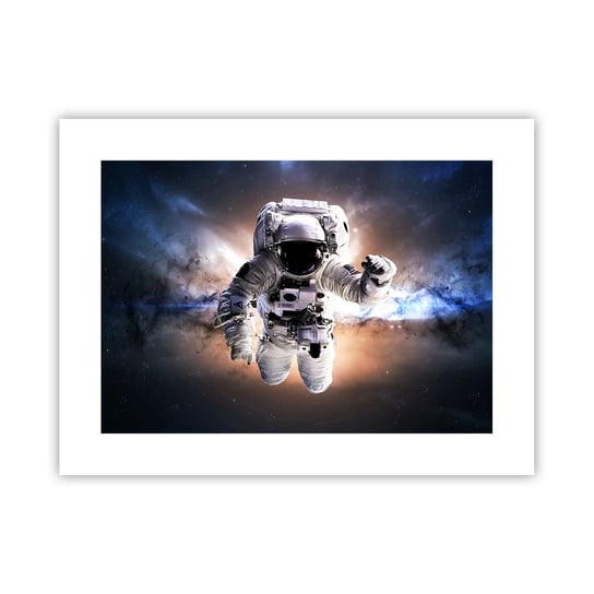 Obraz - Plakat - Pozdrowienia z kosmosu - 40x30cm - Astronauta Kosmos Kosmonauta - Foto Plakaty ...