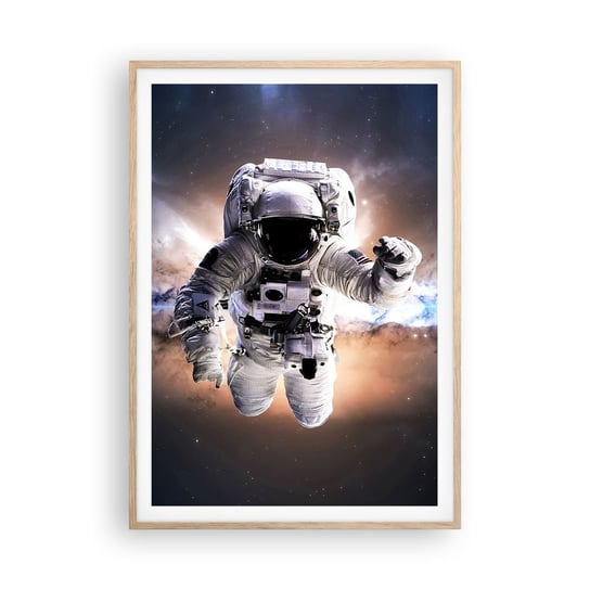 Obraz - Plakat - Pozdrowienia z kosmosu - 70x100cm - Astronauta Kosmos Kosmonauta - Foto Plakaty ...