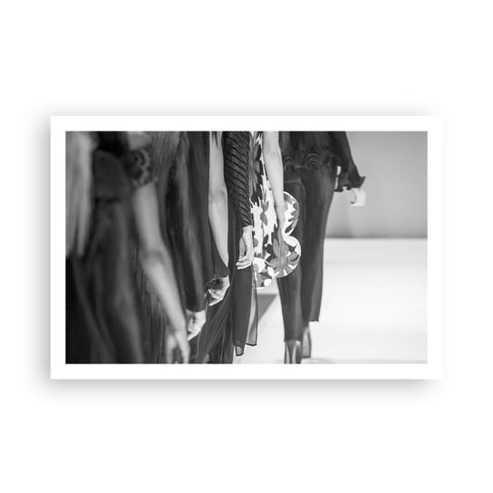 Obraz - Plakat - Stylowa parada - 91x61cm - Moda Wybieg Modelki - Foto ...